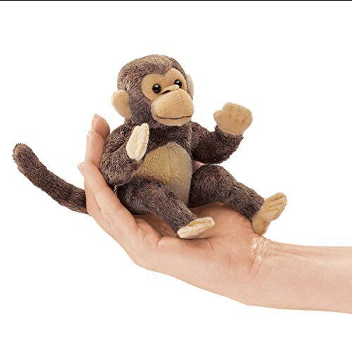Folkmanis Mini Monkey Finger Puppet – Plush Puppy To Go